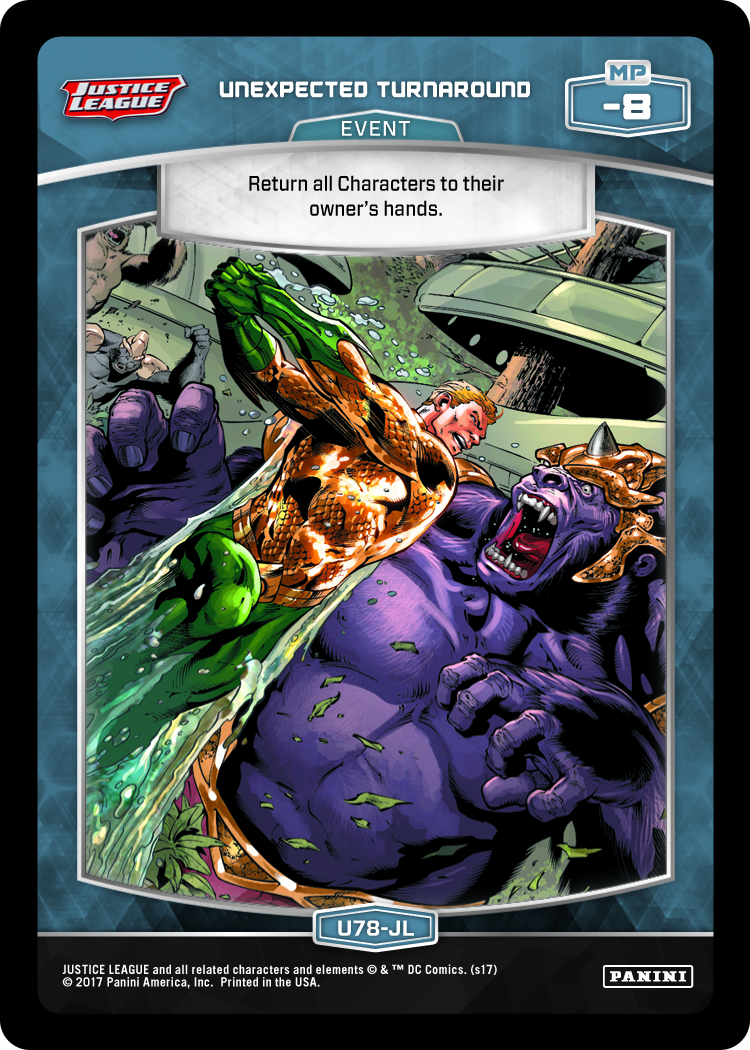 Unexpected Turnaround - Justice League - MetaX TCG