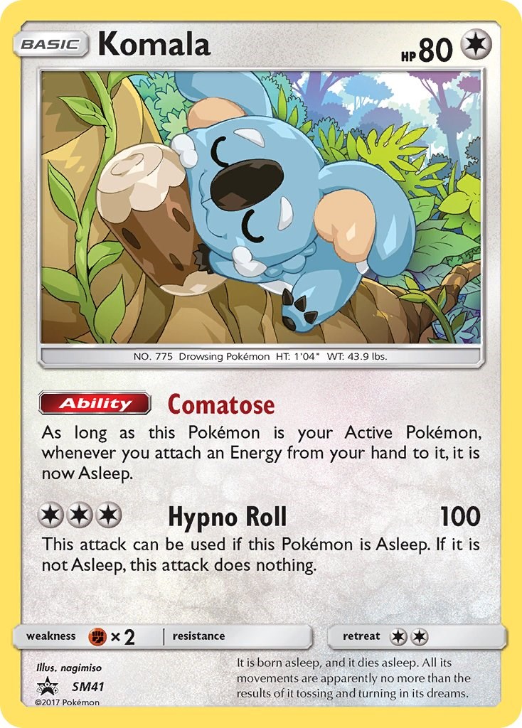 Komala - SM41 - SM Promos - Pokemon