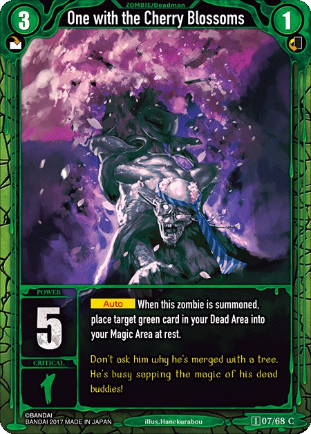 One with the Cherry Blossoms - Zombie World Order TCG - Set 1 - Zombie ...