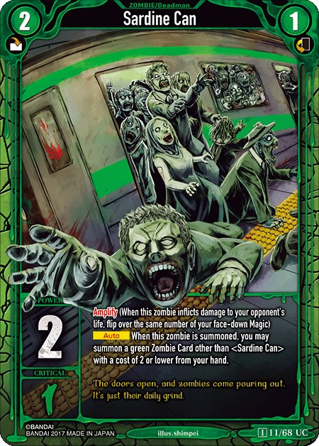 Sardine Can - Zombie World Order TCG - Set 1 - Zombie World Order TCG