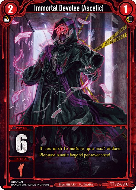 Immortal Devotee (Ascetic) - Zombie World Order TCG - Set 1 - Zombie ...