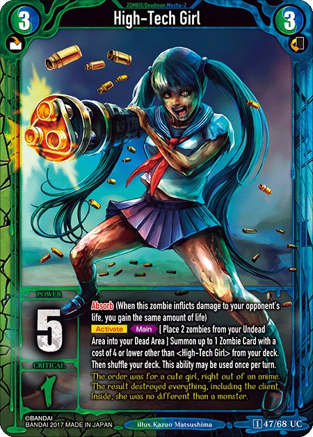 High-Tech Girl - Zombie World Order TCG - Set 1 - Zombie World Order TCG