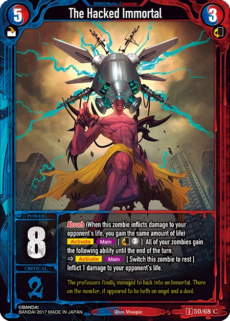 The Hacked Immortal - Zombie World Order TCG - Set 1 - Zombie World ...
