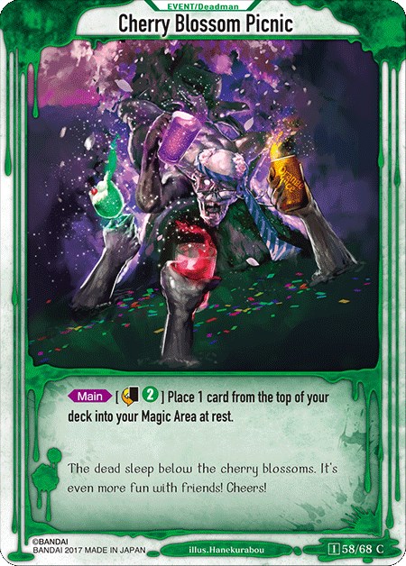 Cherry Blossom Picnic - Zombie World Order TCG - Set 1 - Zombie World ...