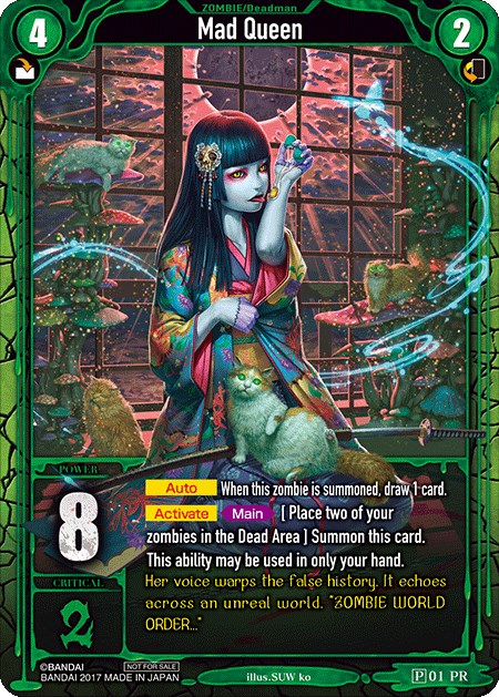 Mad Queen - ZWO Promo Cards - Zombie World Order TCG