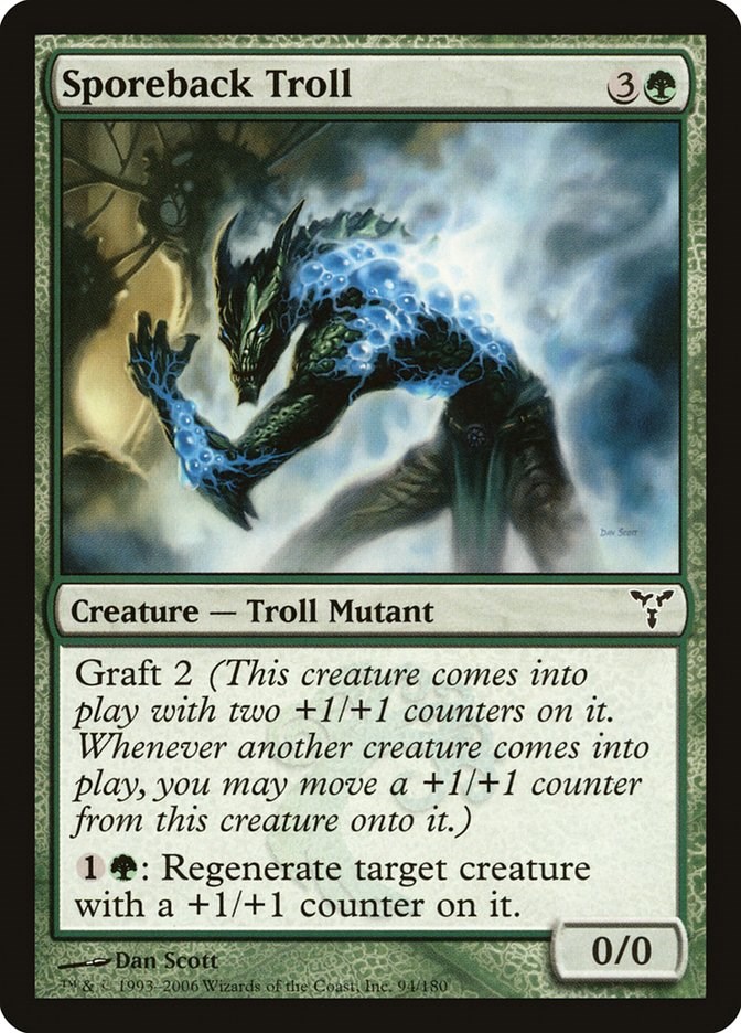 Sporeback Troll - Dissension - Magic: The Gathering