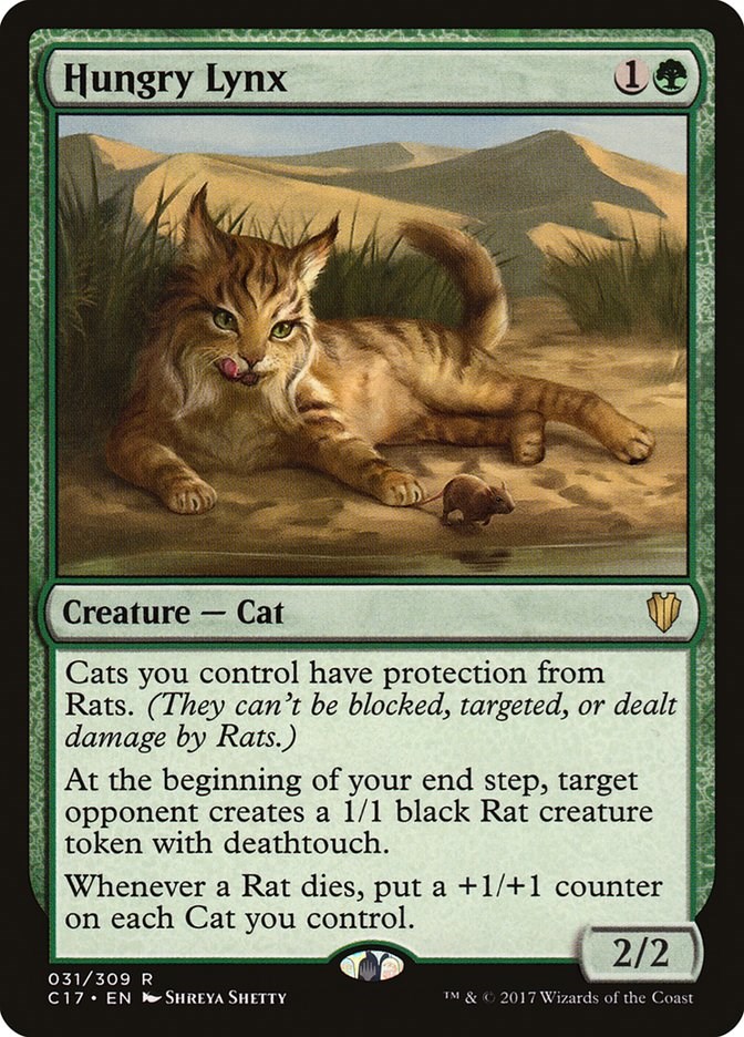 Hungry Lynx - Commander 2017 - Magic: The Gathering