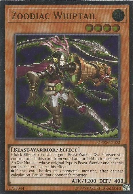 Zoodiac Whiptail (UTR) - OTS Tournament Pack 5 - YuGiOh