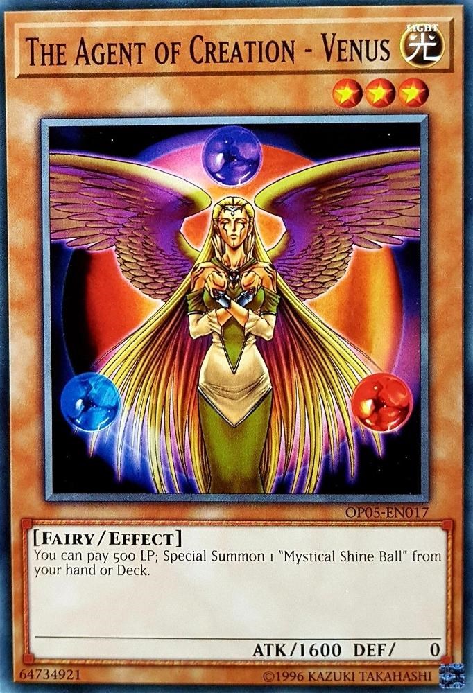 The Agent of Creation - Venus - OTS Tournament Pack 5 - YuGiOh