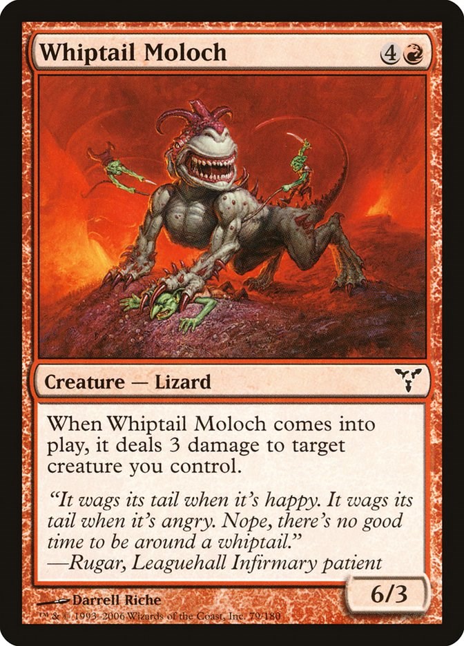 Whiptail Moloch - Dissension - Magic: The Gathering