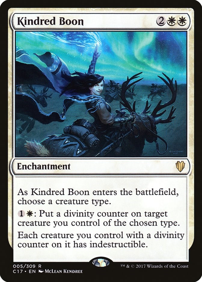 Kindred Boon - Commander 2017 - Magic: The Gathering