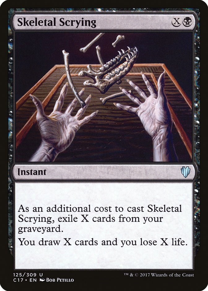 Skeletal Scrying - Commander 2017 - Magic: The Gathering