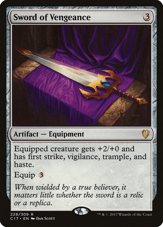 Sword of Vengeance - Commander 2017 - Magic: The Gathering
