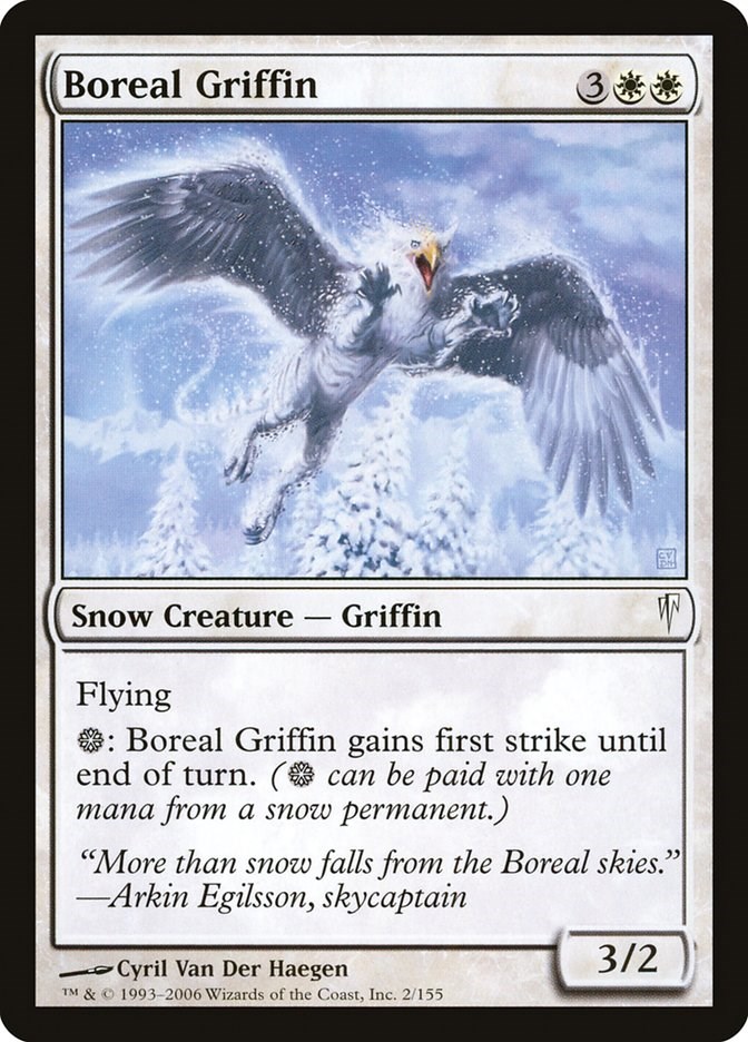 Boreal Griffin - Coldsnap - Magic: The Gathering