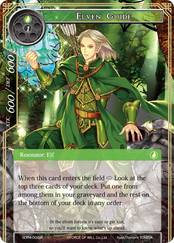 Elven Guide - Reiya Cluster Starter Deck - Force of Will