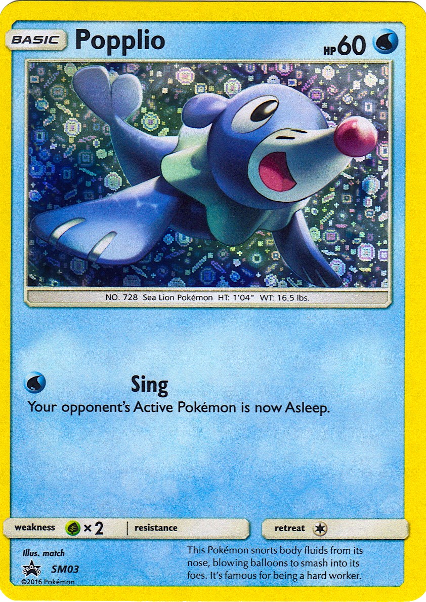 Popplio - SM03 (General Mills Promo) - Miscellaneous Cards & Products ...