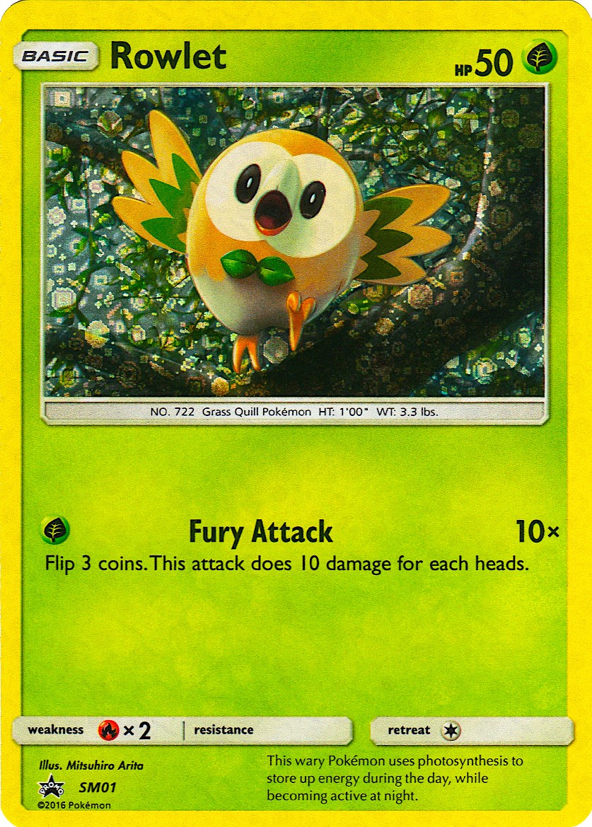 Rowlet - SM01 (General Mills Promo) - Miscellaneous Cards & Products ...