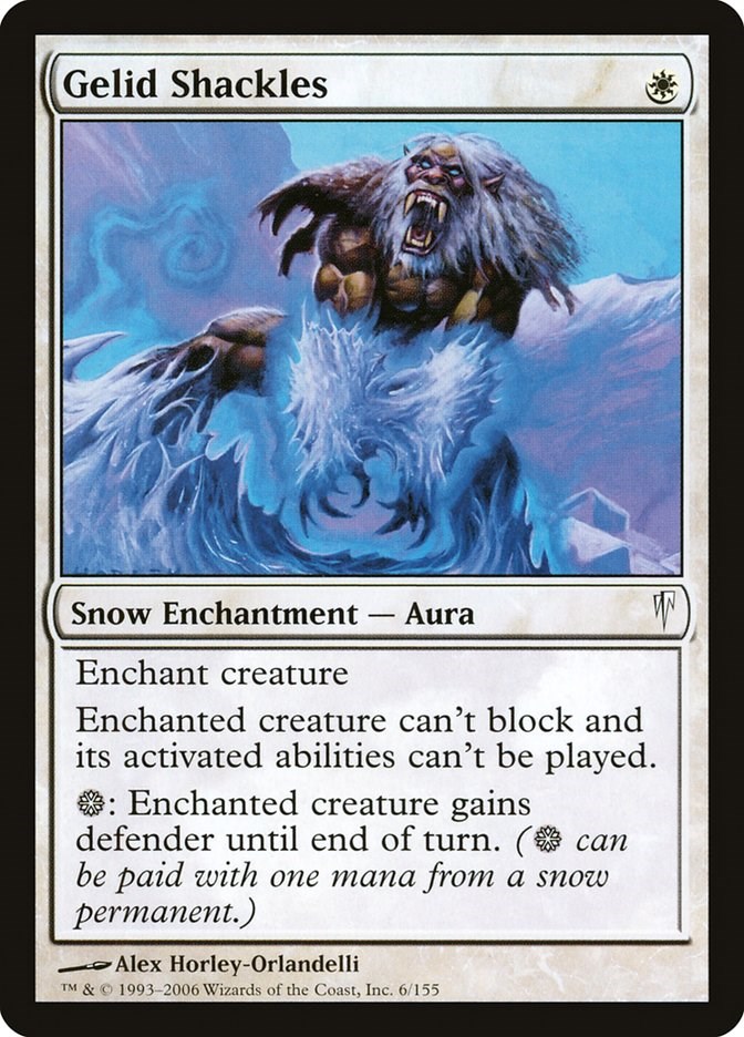 Gelid Shackles - Coldsnap - Magic: The Gathering