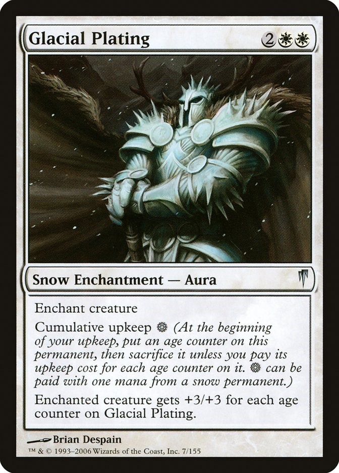 Glacial Plating - Coldsnap - Magic: The Gathering