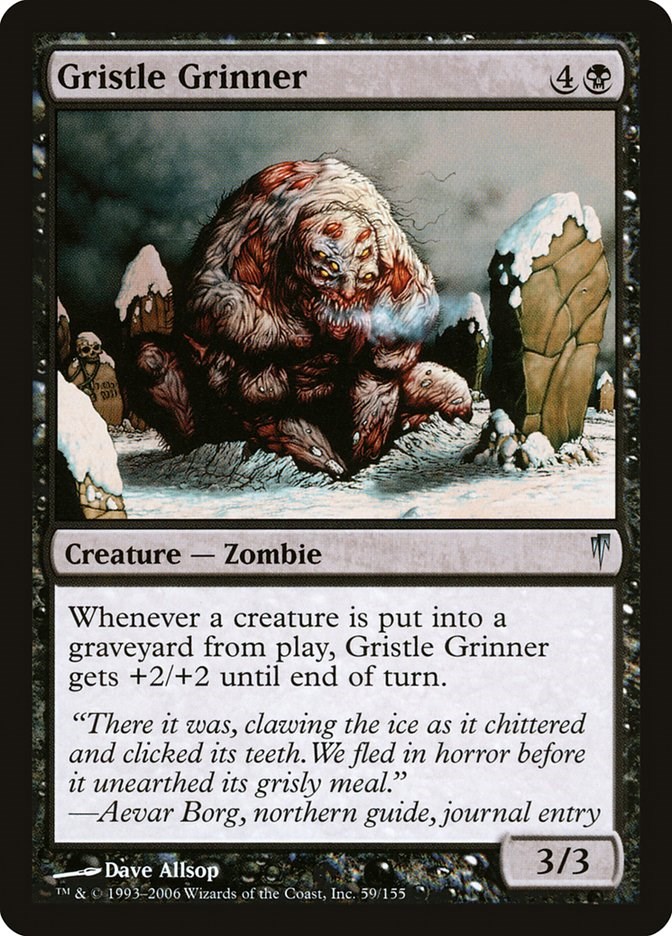 Gristle Grinner - Coldsnap - Magic: The Gathering