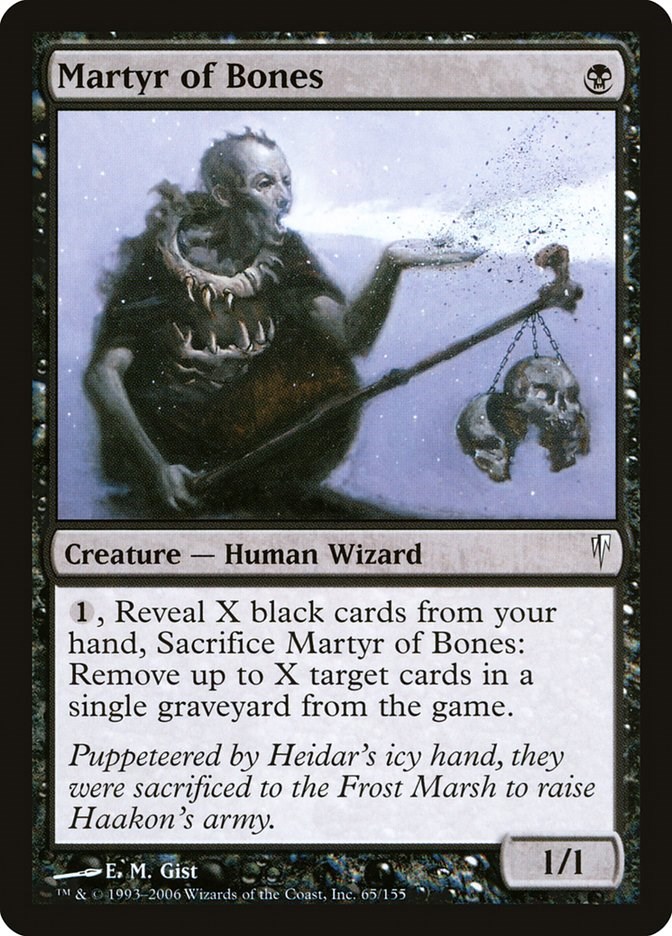 Martyr of Bones - Coldsnap - Magic: The Gathering