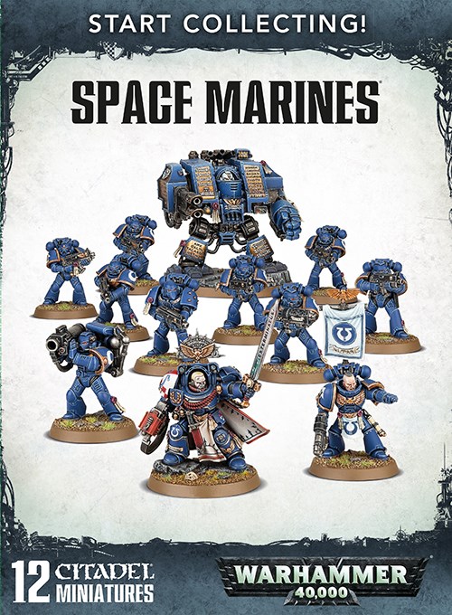 Warhammer: 40K - Start Collecting! Space Marine - Warhammer Plastic Box ...