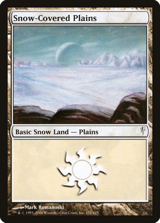 Snow-Covered Plains - Coldsnap - Magic: The Gathering