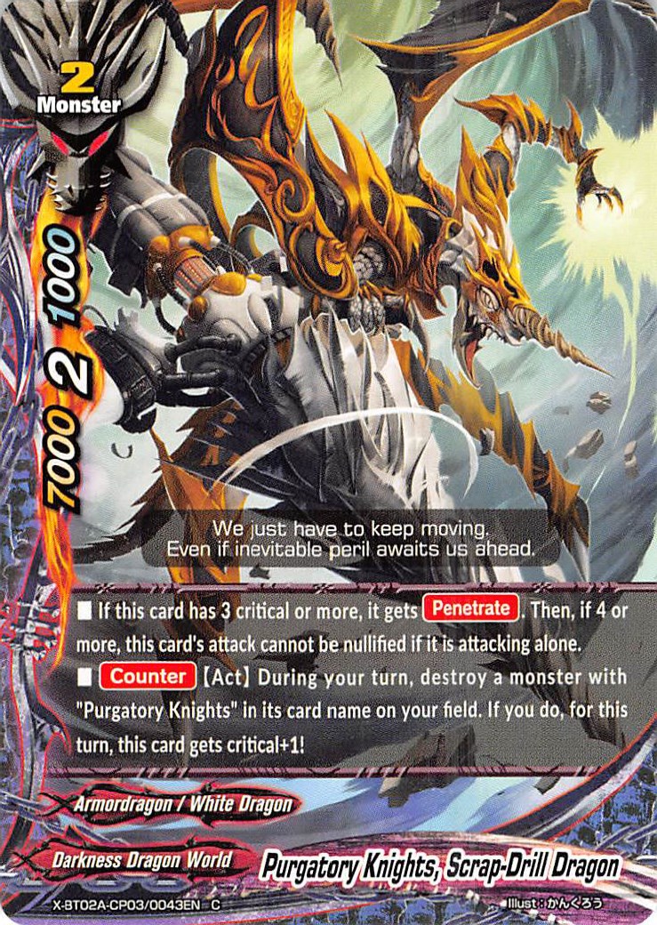 Purgatory Knights, Scrap-Drill Dragon - Evolution & Mutation - Future ...