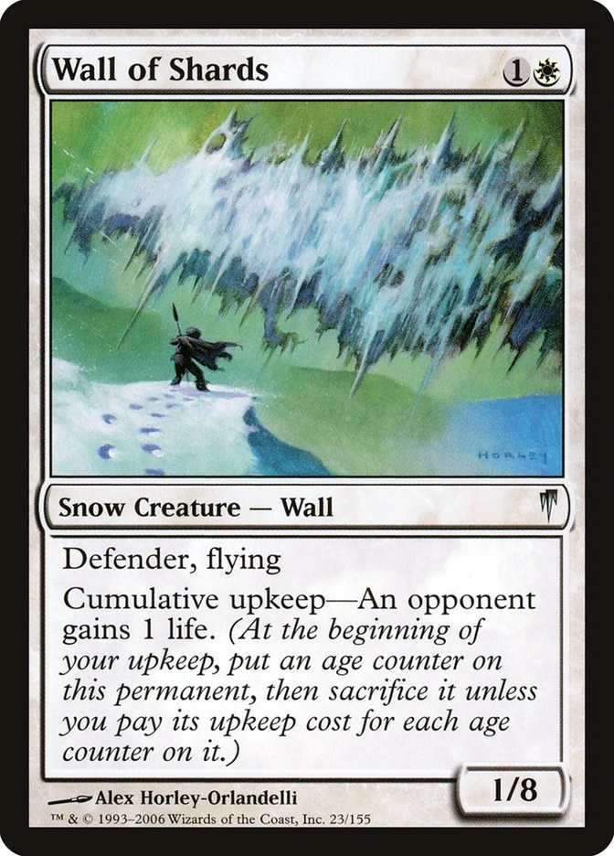 Wall of Shards - Coldsnap - Magic: The Gathering