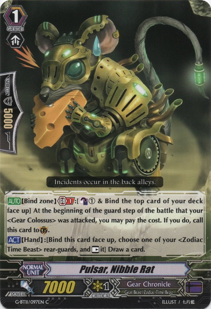 Pulsar, Nibble Rat - Demonic Advent - Cardfight Vanguard