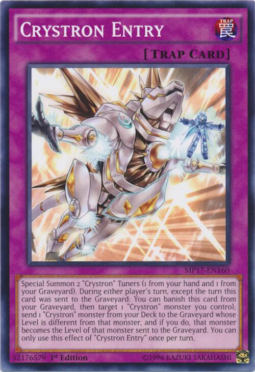 Crystron Entry - 2017 Mega-Tins Mega Pack - YuGiOh