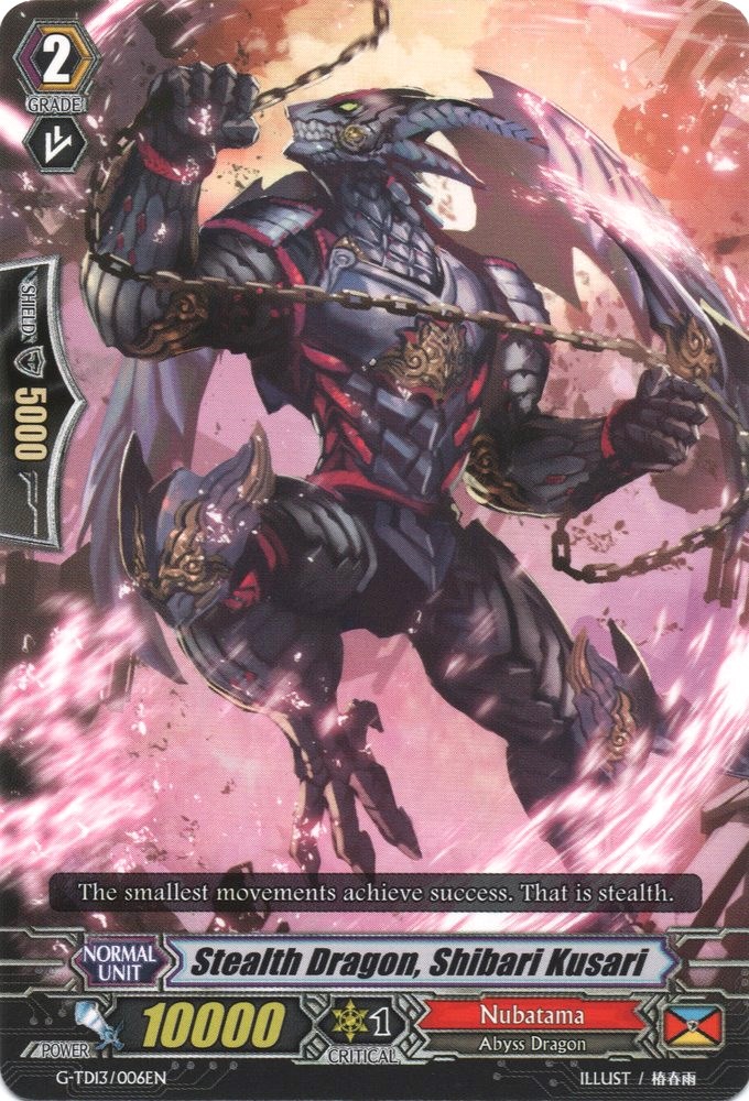 Stealth Dragon, Shibari Kusari - G-TD13: Evil Eye Sovereign - Cardfight Vanguard