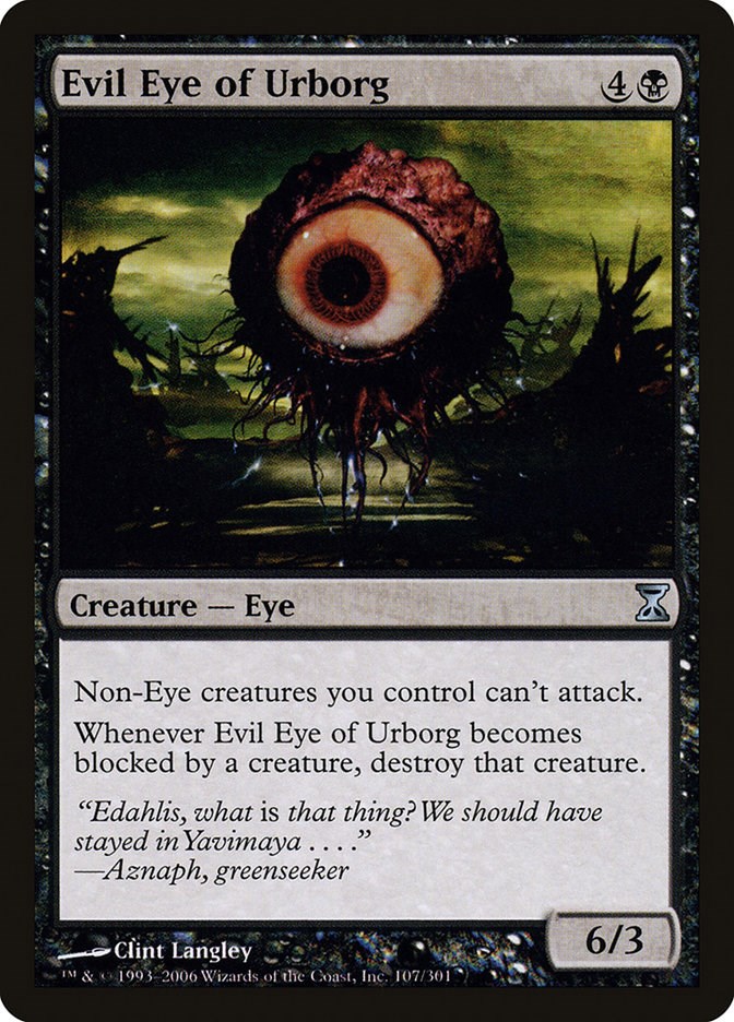 Evil Eye of Urborg - Time Spiral - Magic: The Gathering