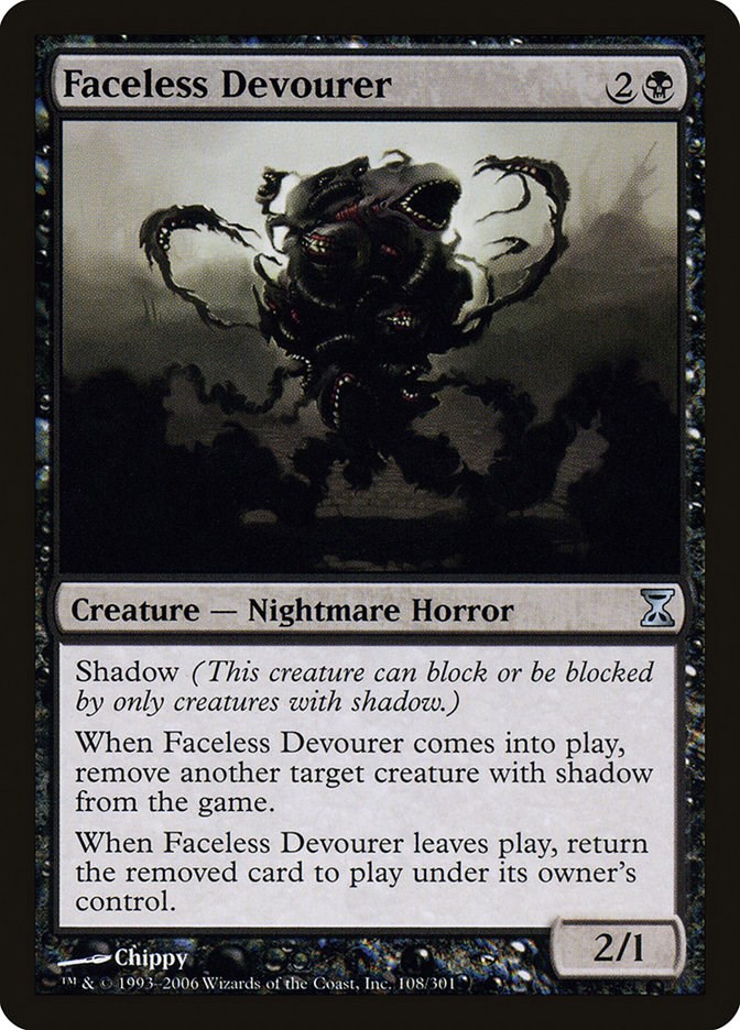 Faceless Devourer - Time Spiral - Magic: The Gathering