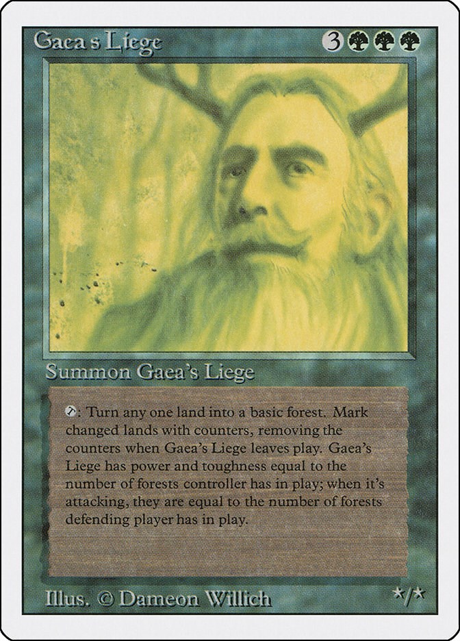 Gaea's Liege - Revised Edition - Magic: The Gathering