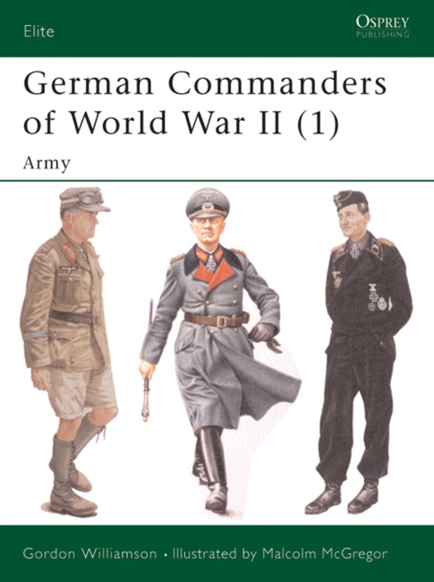 German Commanders of World War II (1): Army - Osprey Books - Books