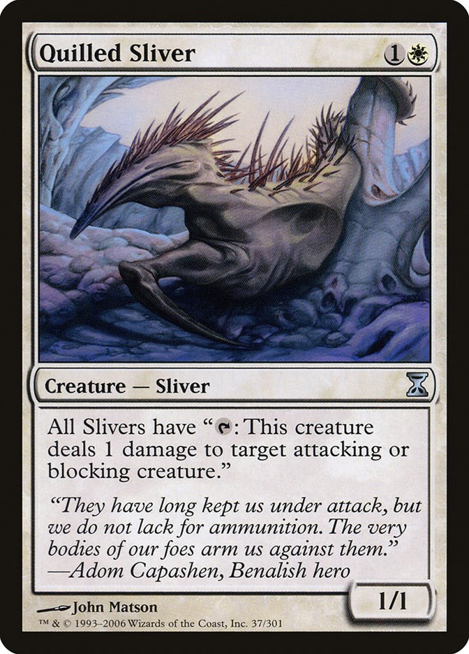 Quilled Sliver - Time Spiral - Magic: The Gathering