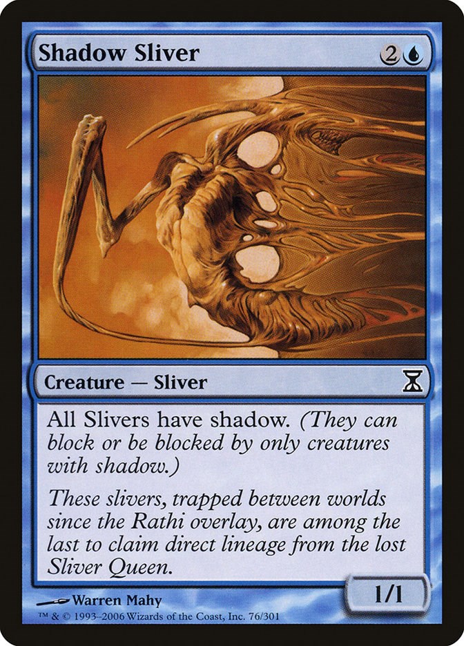 Shadow Sliver - Time Spiral - Magic: The Gathering