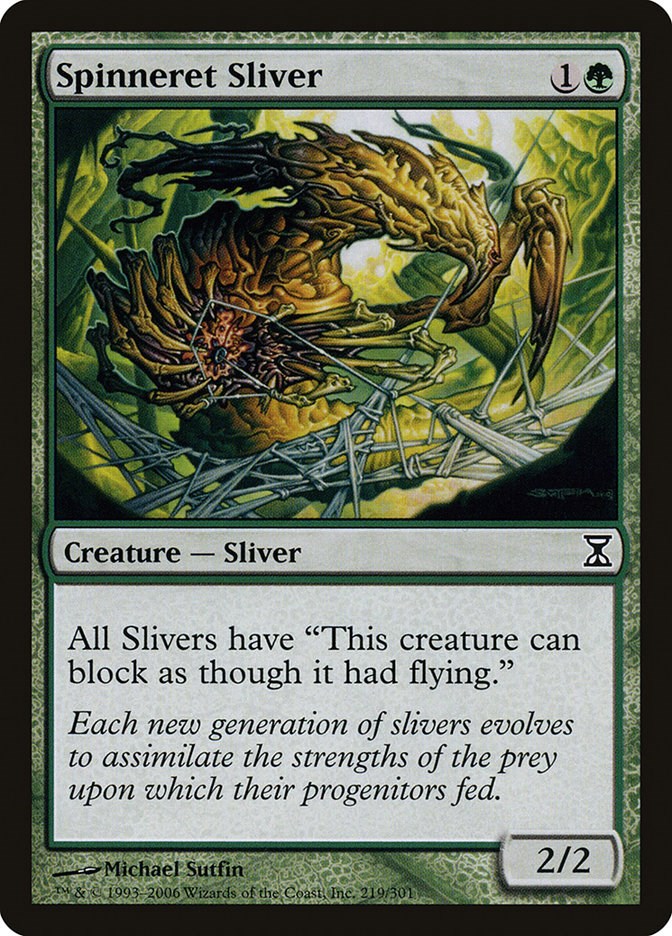 Spinneret Sliver - Time Spiral - Magic: The Gathering