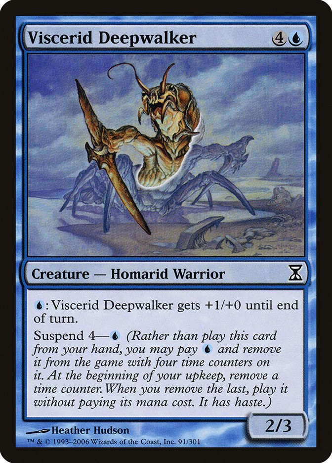 Viscerid Deepwalker - Time Spiral - Magic: The Gathering