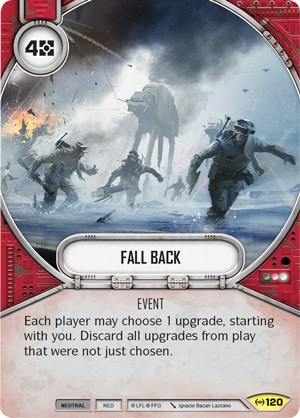 Fall Back - Empire at War - Star Wars: Destiny