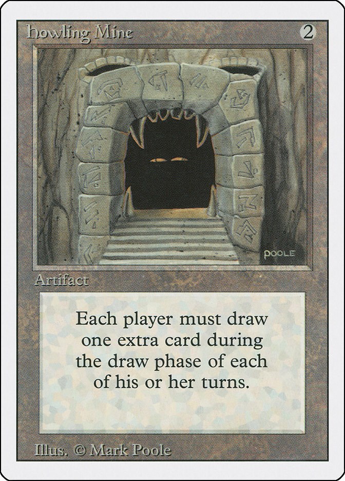 Howling Mine - Revised Edition - Magic: The Gathering