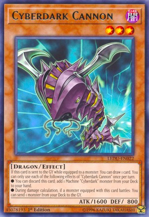 Cyberdark Cannon - Legendary Duelists - YuGiOh