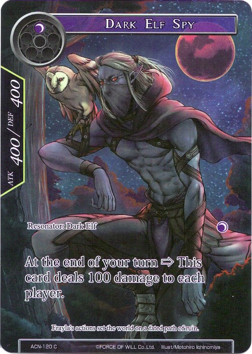 Dark Elf Spy (Full Art) - Ancient Nights - Force of Will