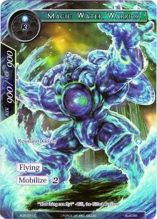 Magic Water Warrior (Full Art) - Ancient Nights - Force of Will
