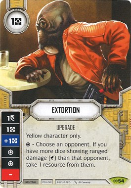 Extortion (Card Only) - Empire at War - Star Wars: Destiny