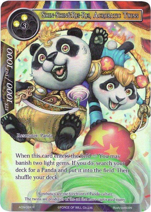 Shin-Shin&Rei-Rei, Acrobatic Twins (Full Art) - Ancient Nights - Force ...