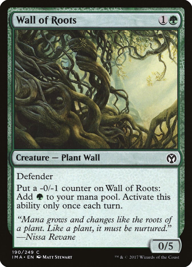 Wall of Roots - Iconic Masters - Magic: The Gathering