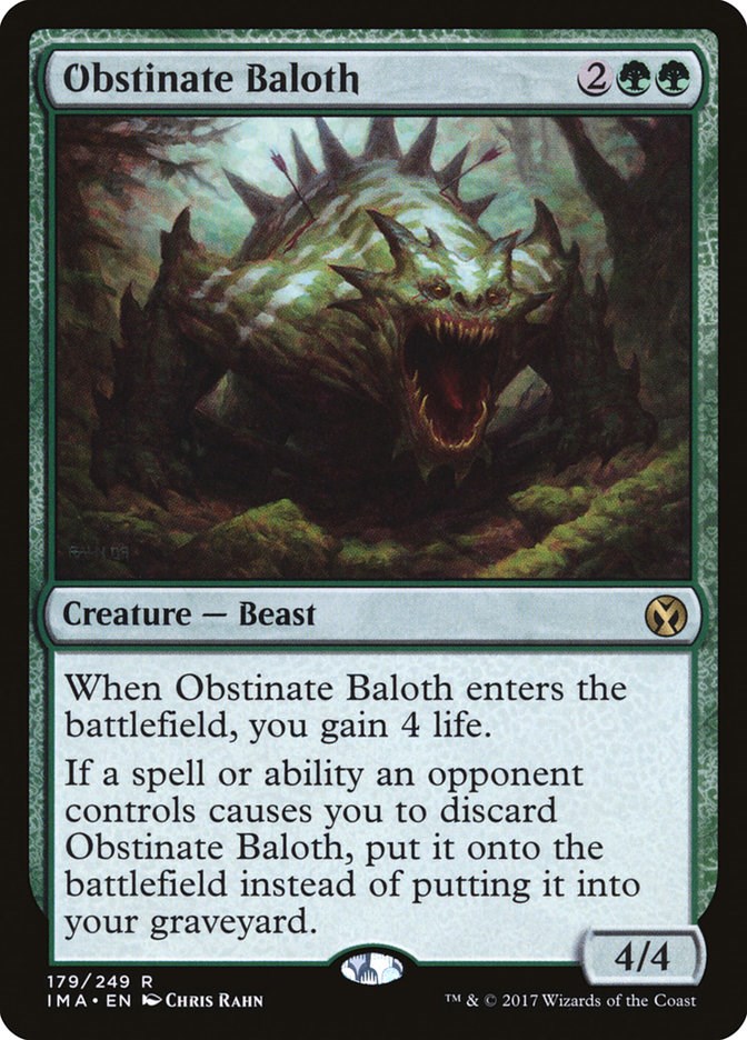 Obstinate Baloth - Iconic Masters - Magic: The Gathering