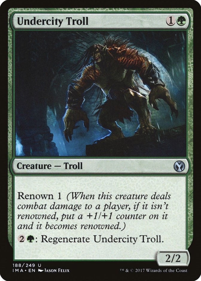 Undercity Troll - Iconic Masters - Magic: The Gathering